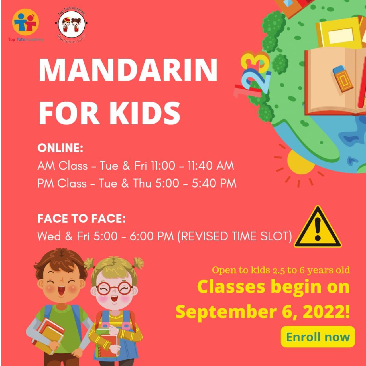 Afterschool Programs - Top Tots Academy