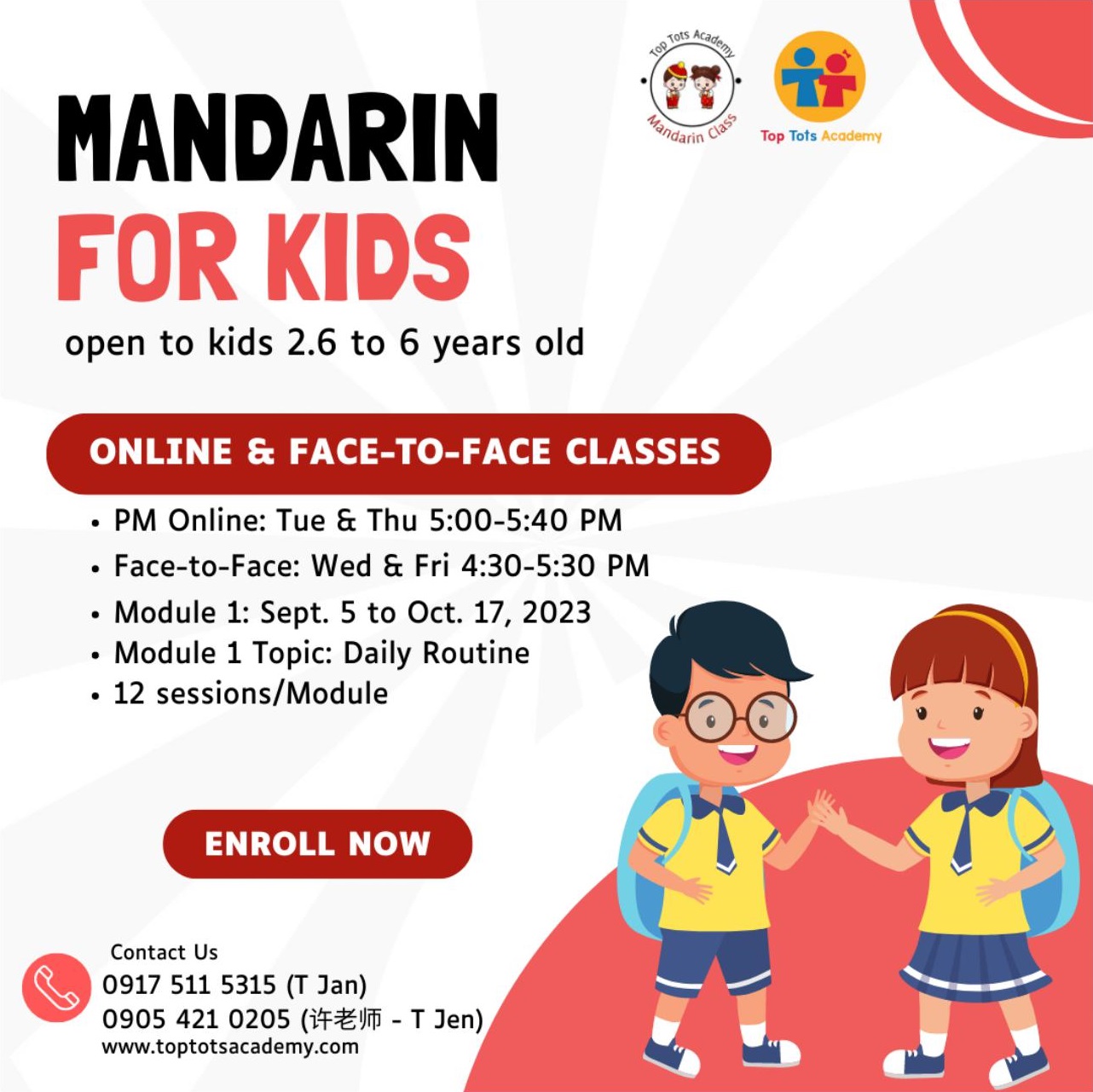 Afterschool Programs - Top Tots Academy